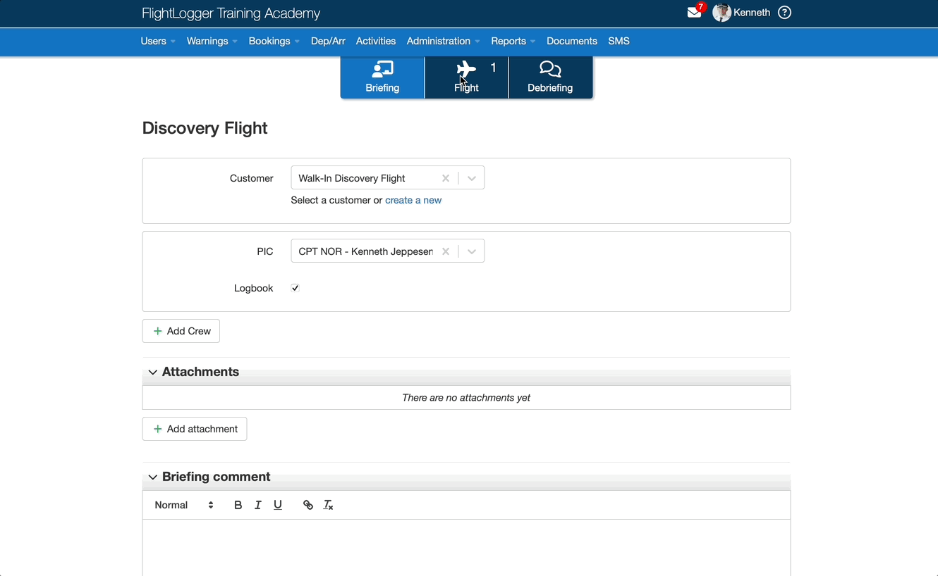 Software update 09/04/2025: Squawks / Discrepancies on Aircraft