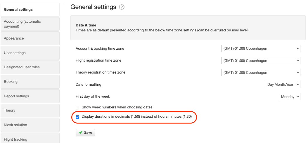 Software update 08/05/2023 - durations in decimals, block bookings with ...