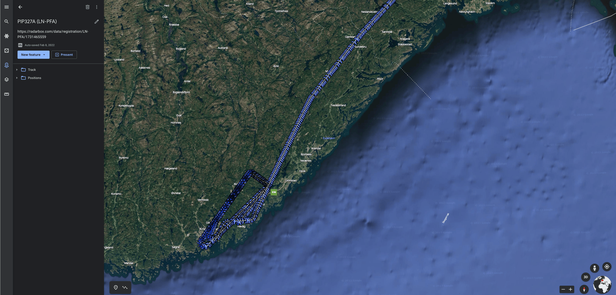 Opening KML files in Google Earth