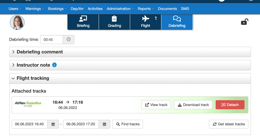 Software update 14/06/2023: Exclusively in FlightLogger - Free flight ...
