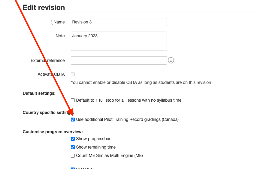 Getting started with PTR (Pilot Training Record) grading and certificates.